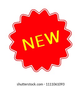 Vector Label Tag Symbol New Sticker Stock Vector (Royalty Free ...