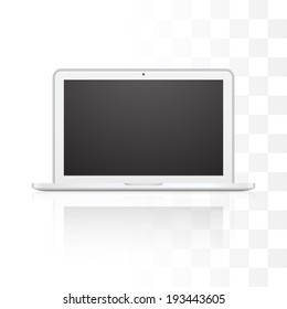 Modern Digital Computer Device On White Stock Illustration 299963834