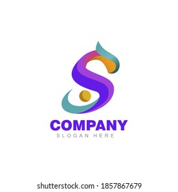 Vector Latter S Logo Design Template Stock Vector (Royalty Free ...
