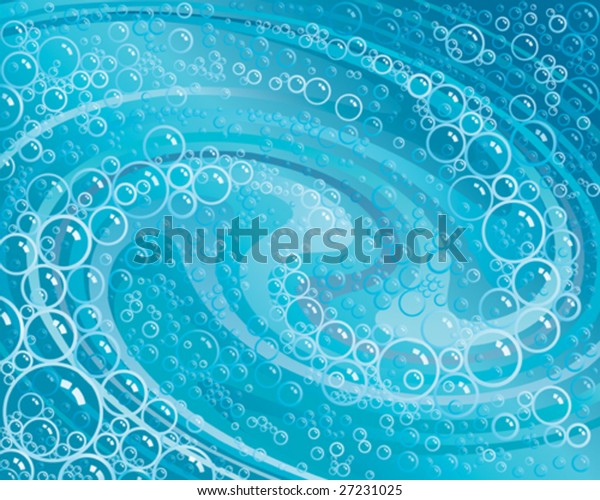 Vector Layered Water Foam Swirled Background Stock Vector (Royalty Free ...