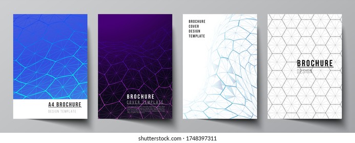 Modern Cover Frame Design Set Premium Stock Vector (Royalty Free ...