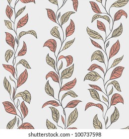 Vector Leaves Texture Stock Vector (Royalty Free) 100737598 | Shutterstock
