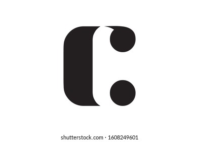 Vector Letter C Art Graphic Design Stock Vector (Royalty Free ...