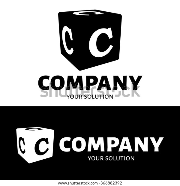 Vector Letter C Logo Cube Letter Stock Vector (Royalty Free) 366882392 ...