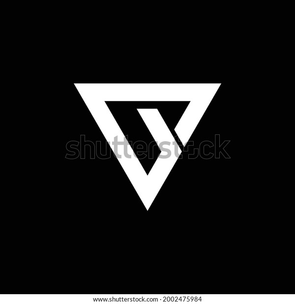 Vector Letter G Triangle That Impresses Stock Vector (Royalty Free ...