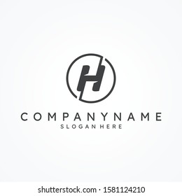 Vector Letter H Monogram Symbol Design Stock Vector (Royalty Free ...