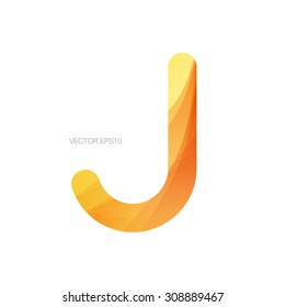 Vector Letter J Bright Texture On Stock Vector (Royalty Free) 308889467 ...