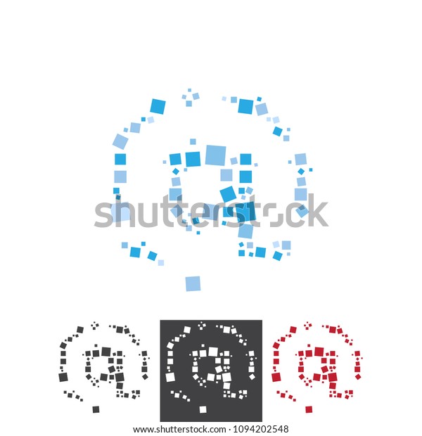Vector Letter Mark Alphabet Typo Font Stock Vector (Royalty Free ...