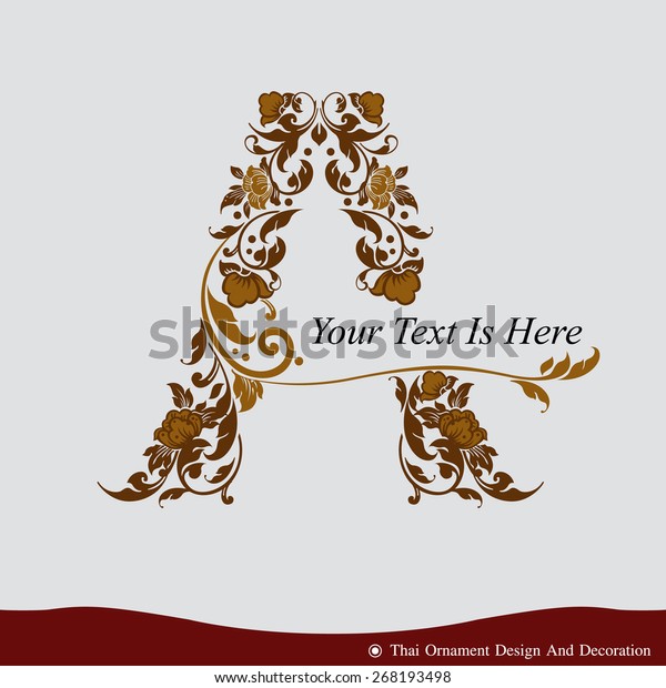 Vector Letter Old Vintage Style Abc Stock Vector (Royalty Free ...
