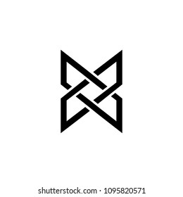Vector Letter X Concept Logo Design Stock Vector (Royalty Free ...