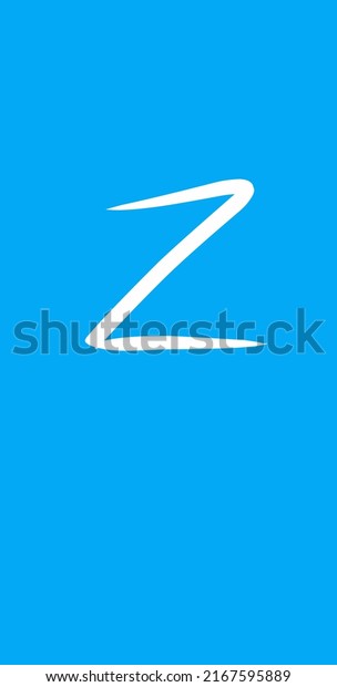 Vector Lettering Z Alphabet Art Style Stock Vector (Royalty Free ...