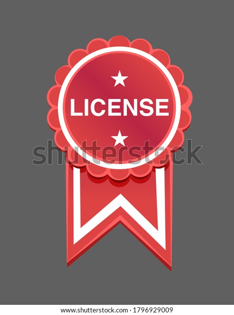 Vector License Badge Illustrations Clipart Stock Vector (Royalty Free ...