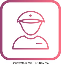 Lieutenant Vector Icon Sign Icon Vector Stock Vector (Royalty Free ...