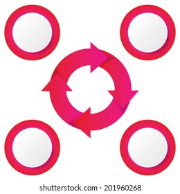 Vector Life Cycle Diagram Stock Vector (Royalty Free) 201960268