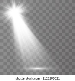 Vector On Transparent Background Light Sources Stock Vector (Royalty ...