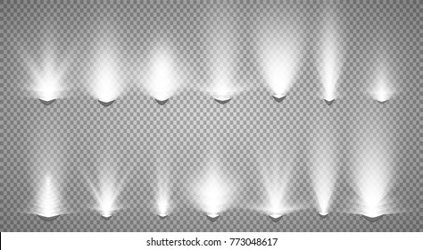 Vector Light Sources Concert Lighting Stage Stock Vector (Royalty Free ...