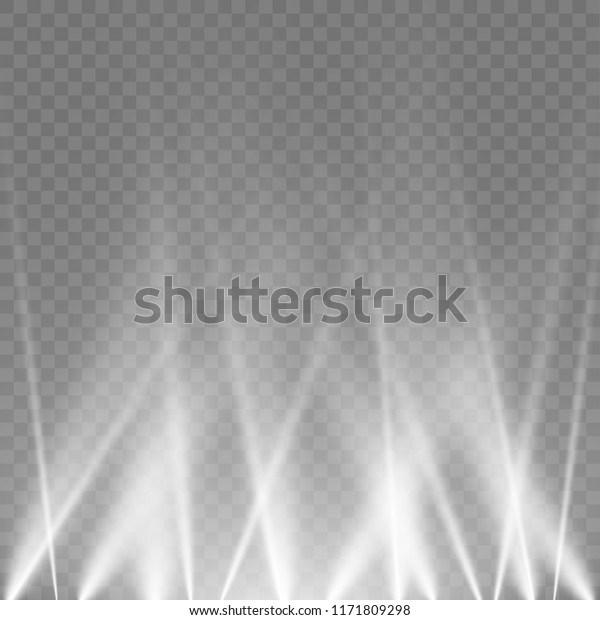 Vector Light Sources Concert Lighting Spotlights Stock Vector (Royalty ...