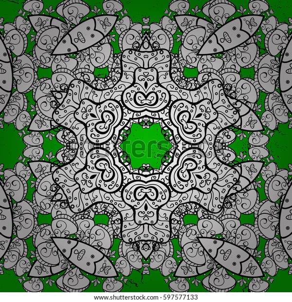 Vector Line Art Border Design Template Stock Vector (Royalty Free ...