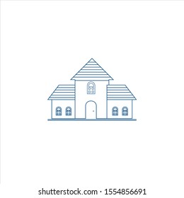 Church Solid Icon Religious Monument Building Stock Vector (Royalty ...