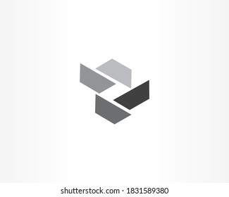 Vector Line Company Logo Design Symbol Stock Vector (Royalty Free ...