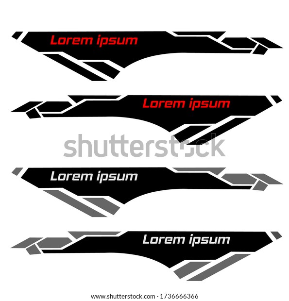 Vector Line Design Cars Stock Vector (Royalty Free) 1736666366