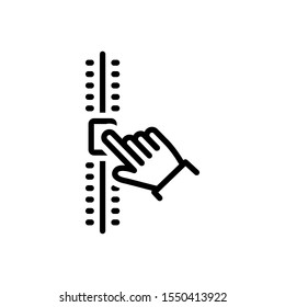 Vector Line Icon Adjustment Stock Vector (Royalty Free) 1550413922 ...