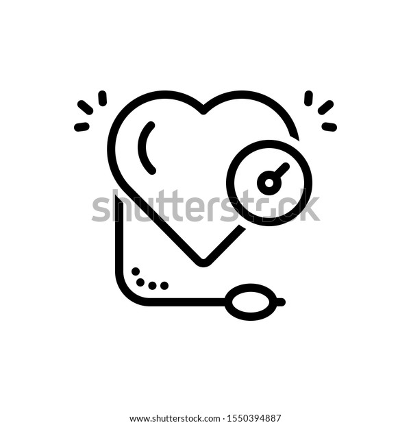 Vector Line Icon High Pressure Stock Vector (Royalty Free) 1550394887 ...