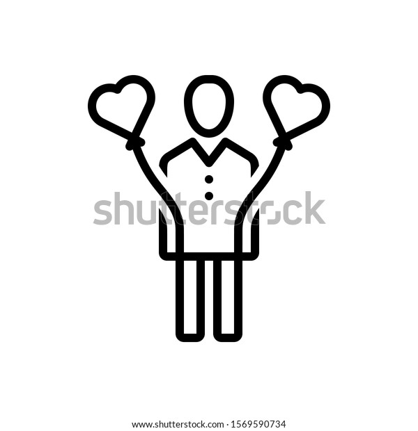 Vector Line Icon Liberal Stock Vector (Royalty Free) 1569590734 ...