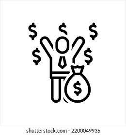 Vector Line Icon Passive Stock Vector (Royalty Free) 2200049935 ...