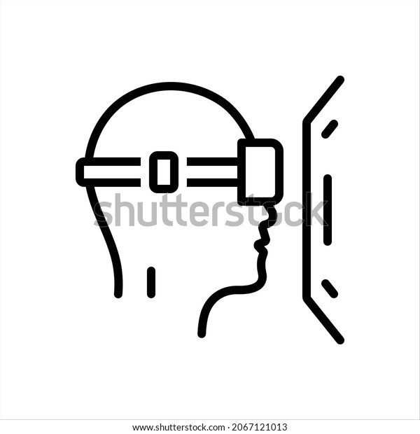 Vector Line Icon Simulation Stock Vector Royalty Free 2067121013 Shutterstock