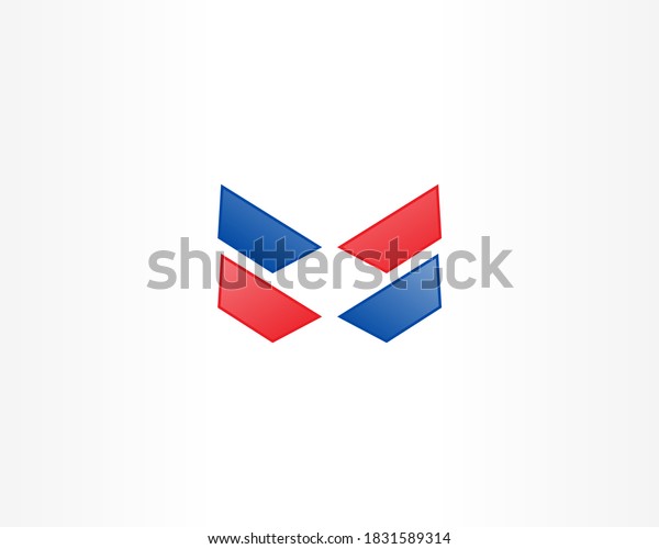 Vector Line Ribbon Company Logo Design Stock Vector (Royalty Free ...