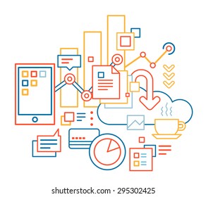 Data Line Drawing Royalty-Free Images, Stock Photos & Pictures ...