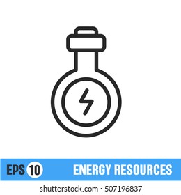 Vector Lines Icon Energy Stock Vector (Royalty Free) 507196837 ...