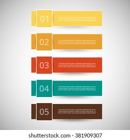 3 Points Steps Diagram Vertical List Stock Vector (Royalty Free) 1938876514