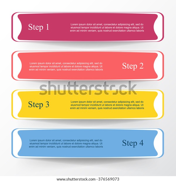 Vector Lines Infographic Banner Diagram Graph: vector de stock (libre ...