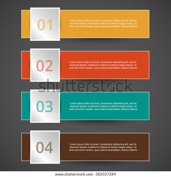 Vector Lines Infographic Banner Diagram Graph Stock Vector (Royalty ...
