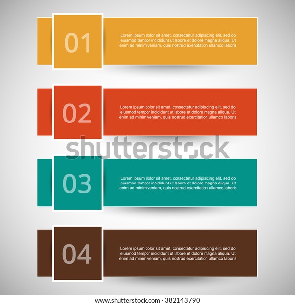 Vector Lines Infographic Banner Diagram Graph Stock Vector (Royalty ...