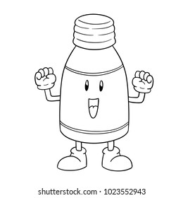 Vector Liquid Medicine Cartoon Stock Vector (Royalty Free) 1023552943 ...