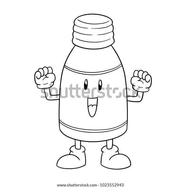 Vector Liquid Medicine Cartoon Stock Vector (Royalty Free) 1023552943 ...