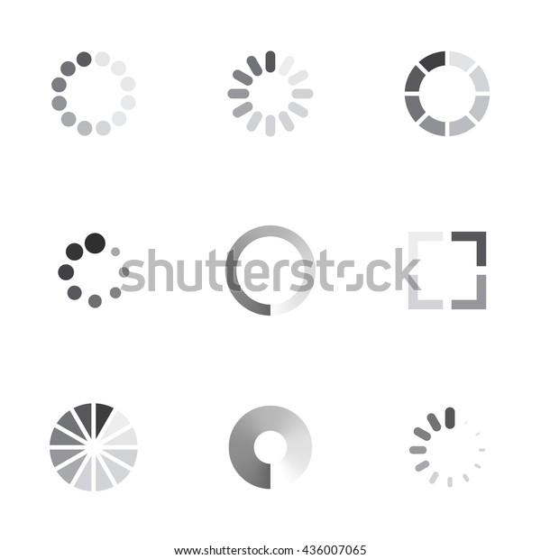 Image vectorielle de stock de Image vectorielle chargement d'icônes ...