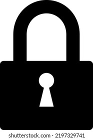 Vector Lock Icon Illustration On White Stock Vector (Royalty Free ...
