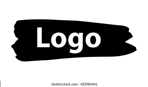 Vector Logo Brush Stroke Creative Artistic Stock Vector (Royalty Free ...