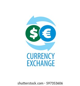 Vector Logo Currency Exchange Stock Vector (Royalty Free) 597355559