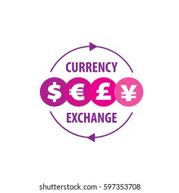 Vector Logo Currency Exchange Stock Vector (Royalty Free) 597353708 ...