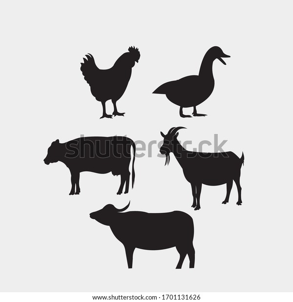 Vector Logo Design Animal Pet Farms Stock Vector (Royalty Free ...