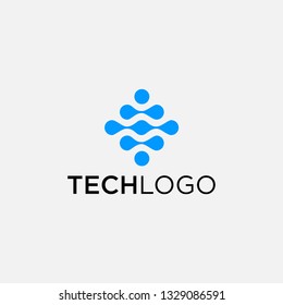 Vector Logo Design Business Innovation Technology Stock Vector (Royalty ...