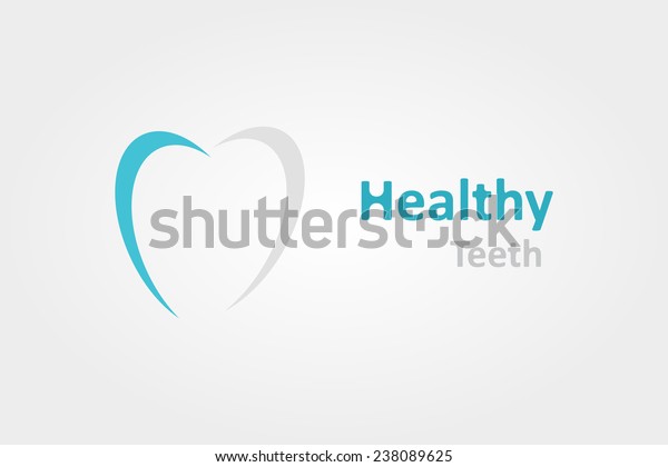 Vector Logo Design Element Healthy Teeth Stock Vector (Royalty Free ...