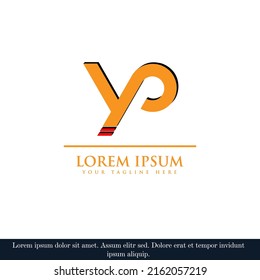 Vector Logo Design Orange Red Color Stock Vector (Royalty Free ...