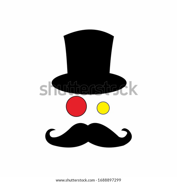 Vector Logo Detective Mustache Stock Vector (Royalty Free) 1688897299 ...