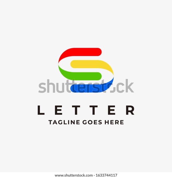 Vector Logo Illustration Abstract Letter S Stock Vector (Royalty Free ...